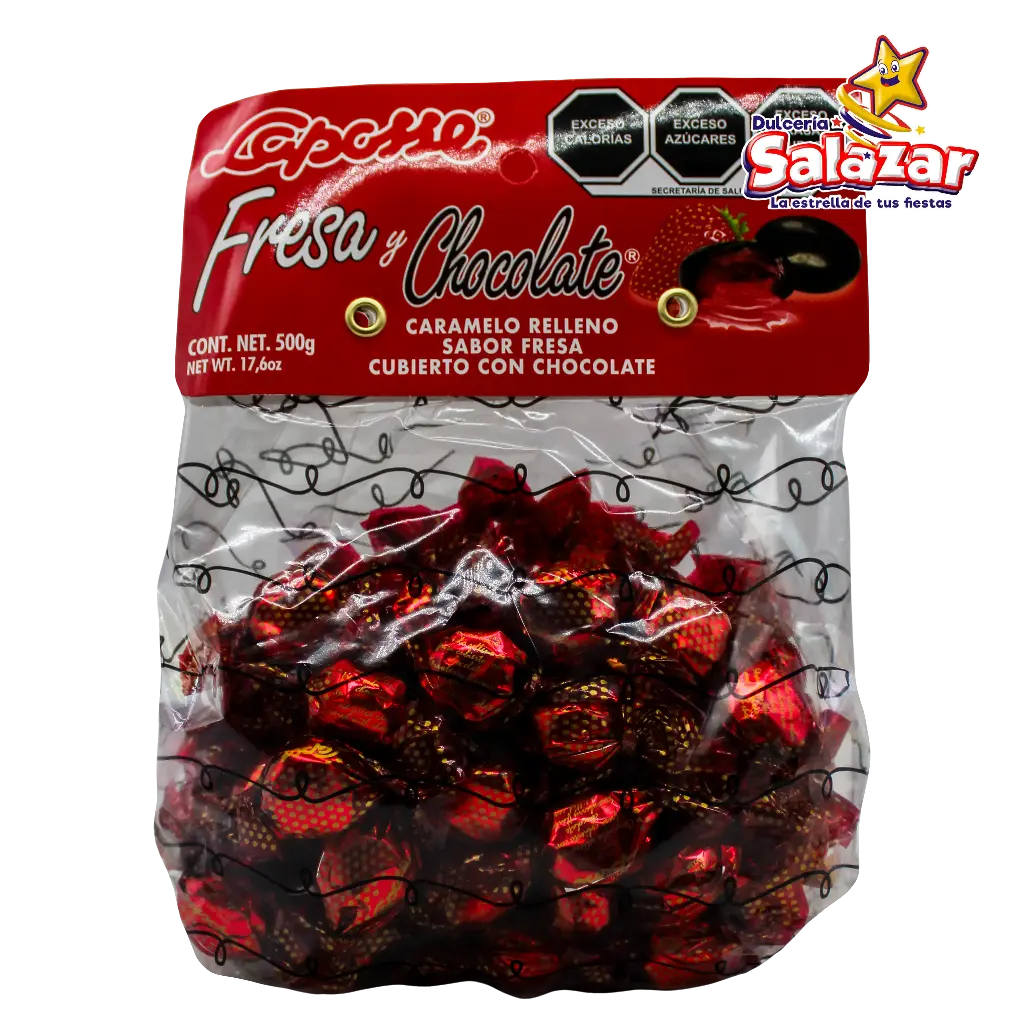 LAPOSSE FRESA CHOCOLATE -B.500G- "C/12/50" | Dulceria Salazar