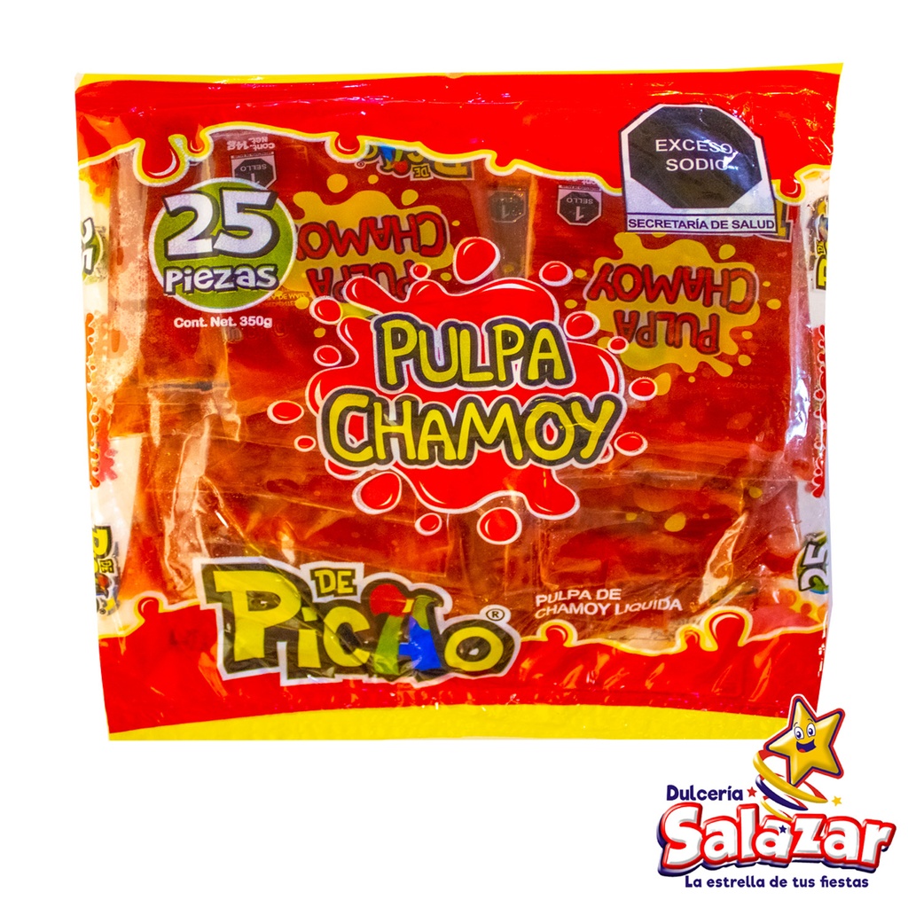 PULPA CHAMOY SOBRE PICAO -B.350G- "C/48/25" | Dulceria Salazar