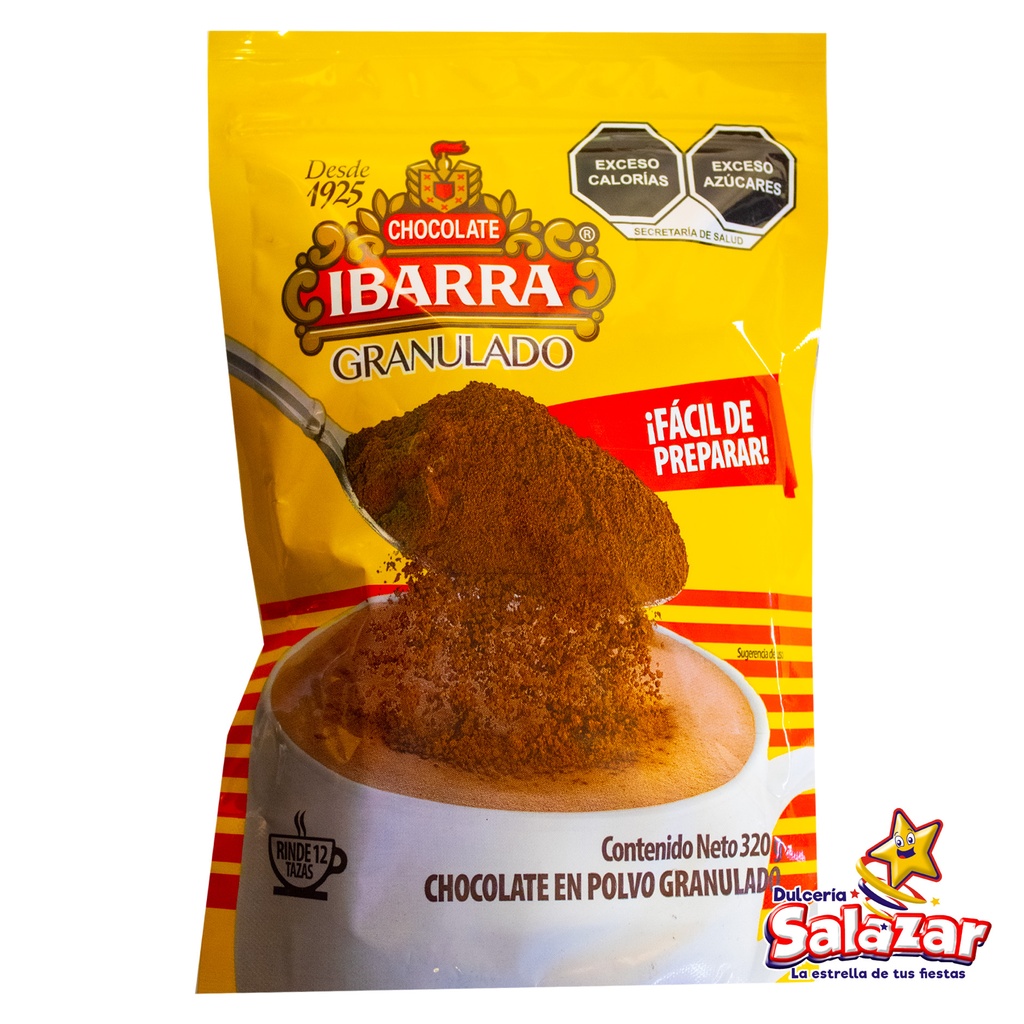 CHOCOLATE EN POLVO GRANULADO IBARRA -B.320G- "C/12/1" (copia ...