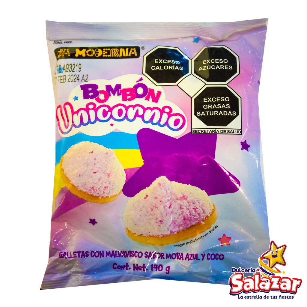 GALLETA BOMBON UNICORNIO -B.140G- "C/12/1" (copia) | Dulceria Salazar