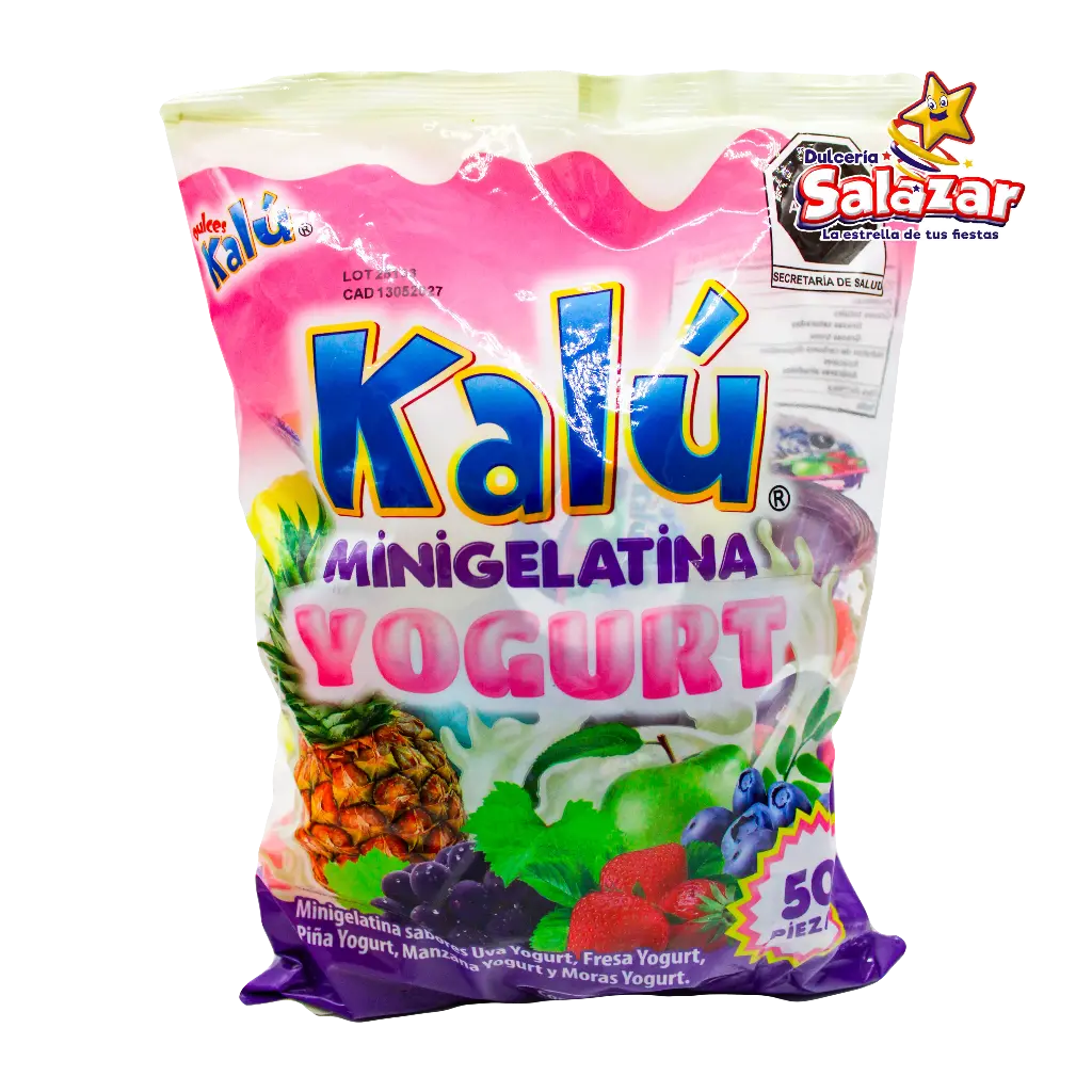 GELATINA MINI JELLY NICE YOGURT KALU -B.765G- "C/12/50" (copia ...